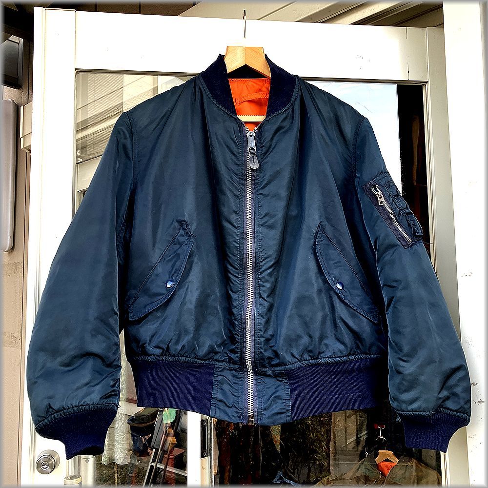 Yahoo!オークション - ALPHA アルファ USA製 MA-1 フライトジャケット...