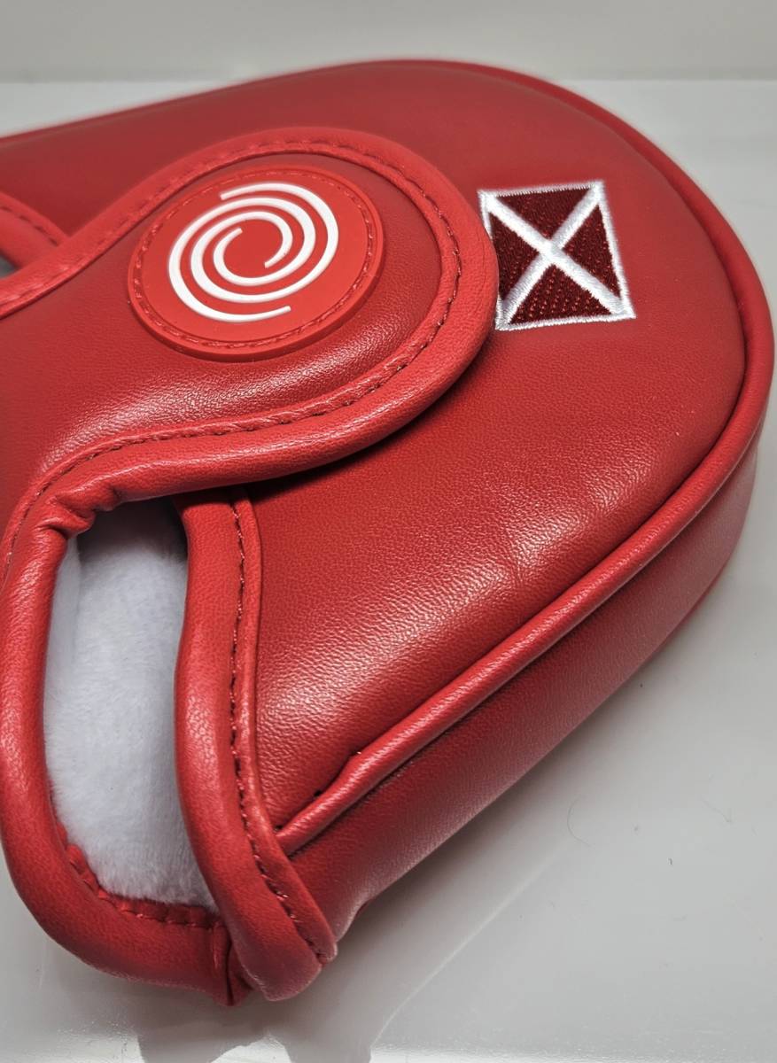 代購代標第一品牌－樂淘letao－新品！ODYSSEY (オデッセイ) カスタム レッド フラッグ マレットタイプ マグネット パターカバー