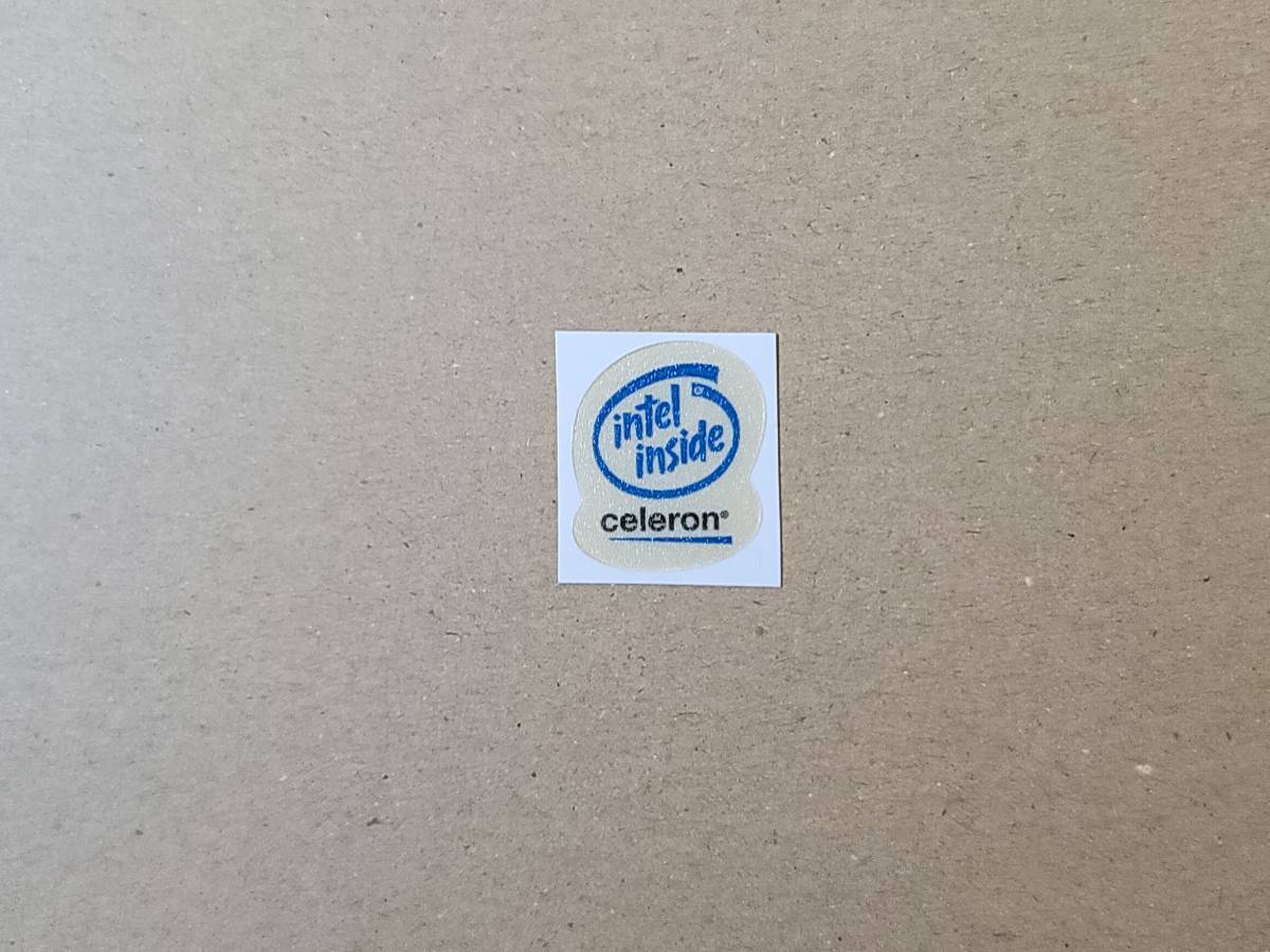 Yahoo!オークション - Intel inside celeron エンブレムシール ① 20mm...