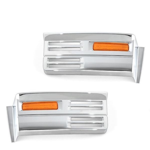 NEW スーパーグレート リップスポイラー装着車 H19.4 H29.4 メッキ ステップカバーロア ダブルタイプ 左右セット ABS製 三菱 ふそう(外装)｜売買されたオークション情報 ...