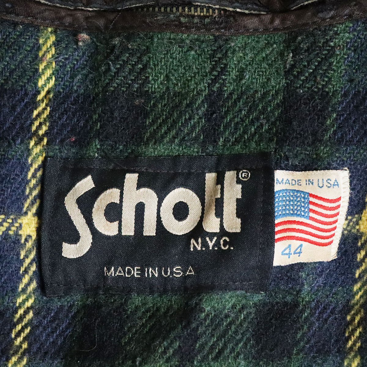 Yahoo!オークション - H10K/S5.4-4 Schott ショット レザージャケット ...