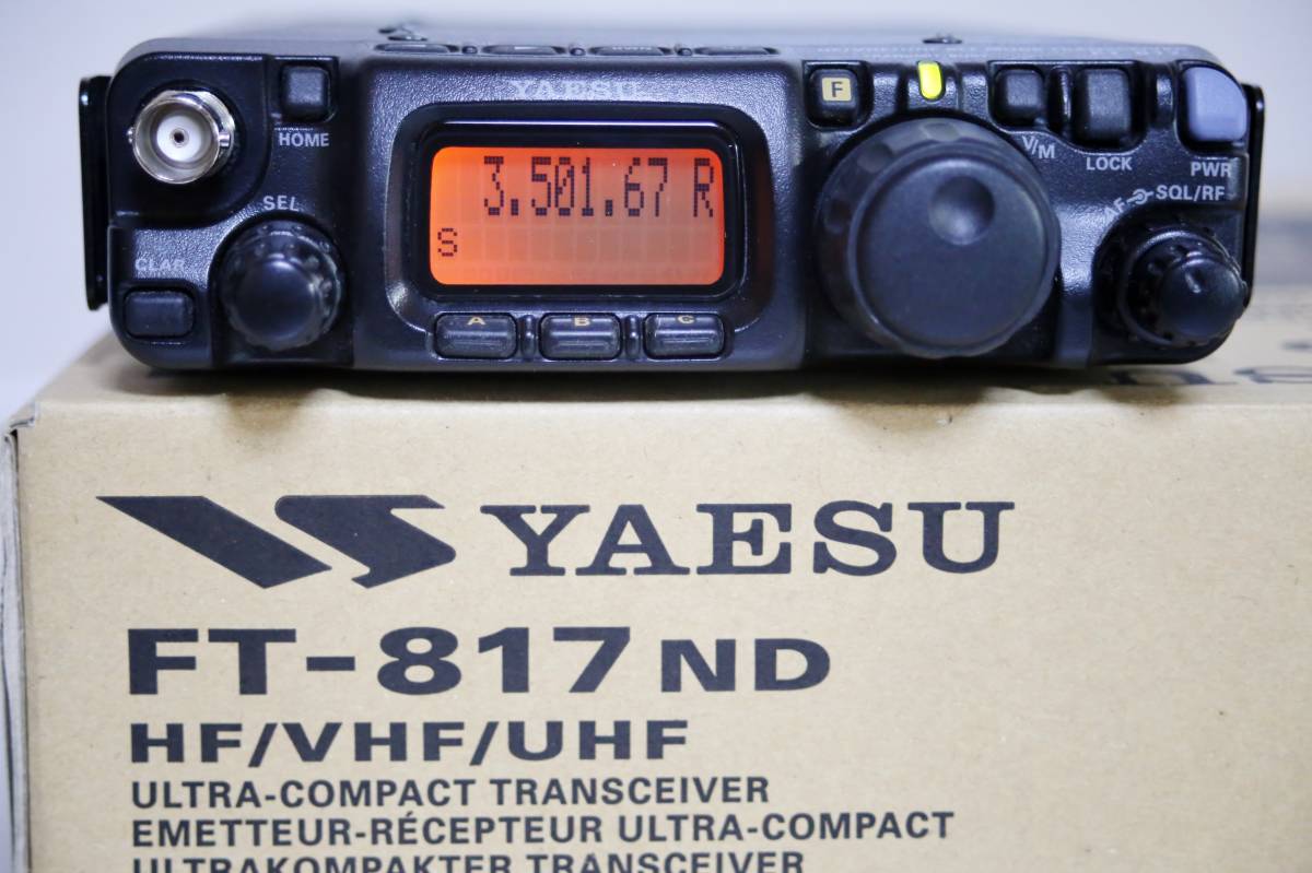 Yahoo!オークション - ヤエス FT-817ND HF/50/144/430MHz オールモード...