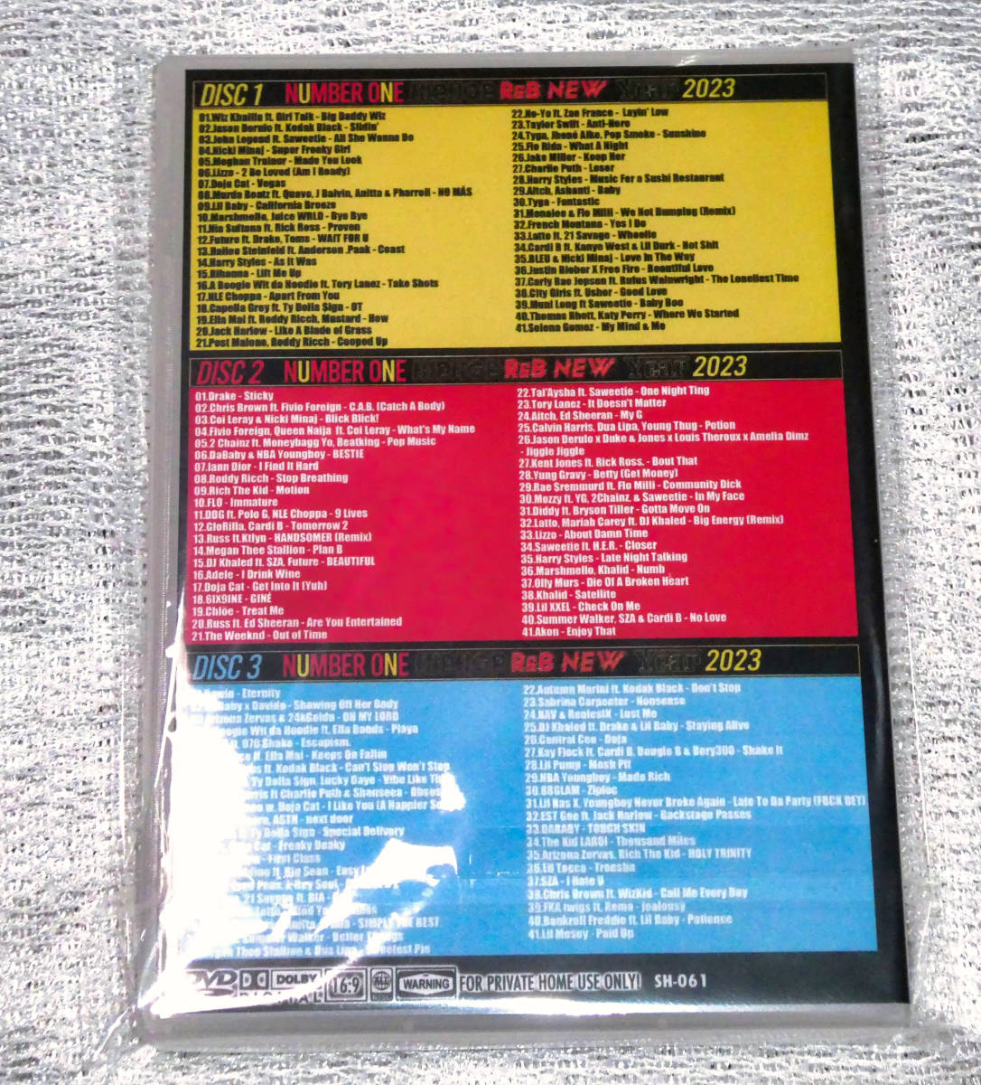 Yahoo!オークション - 最新/NUMBER ONE HIPHOP R&B NEW 2023/DVD3枚組/...