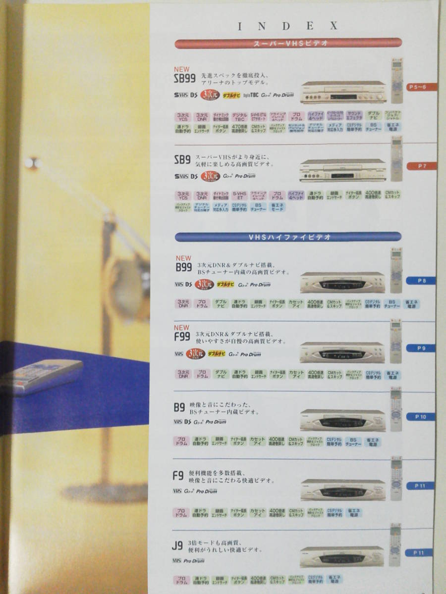 Yahoo!オークション - TOSHIBA ARENA 1999ビデオ総合カタログ A-S...