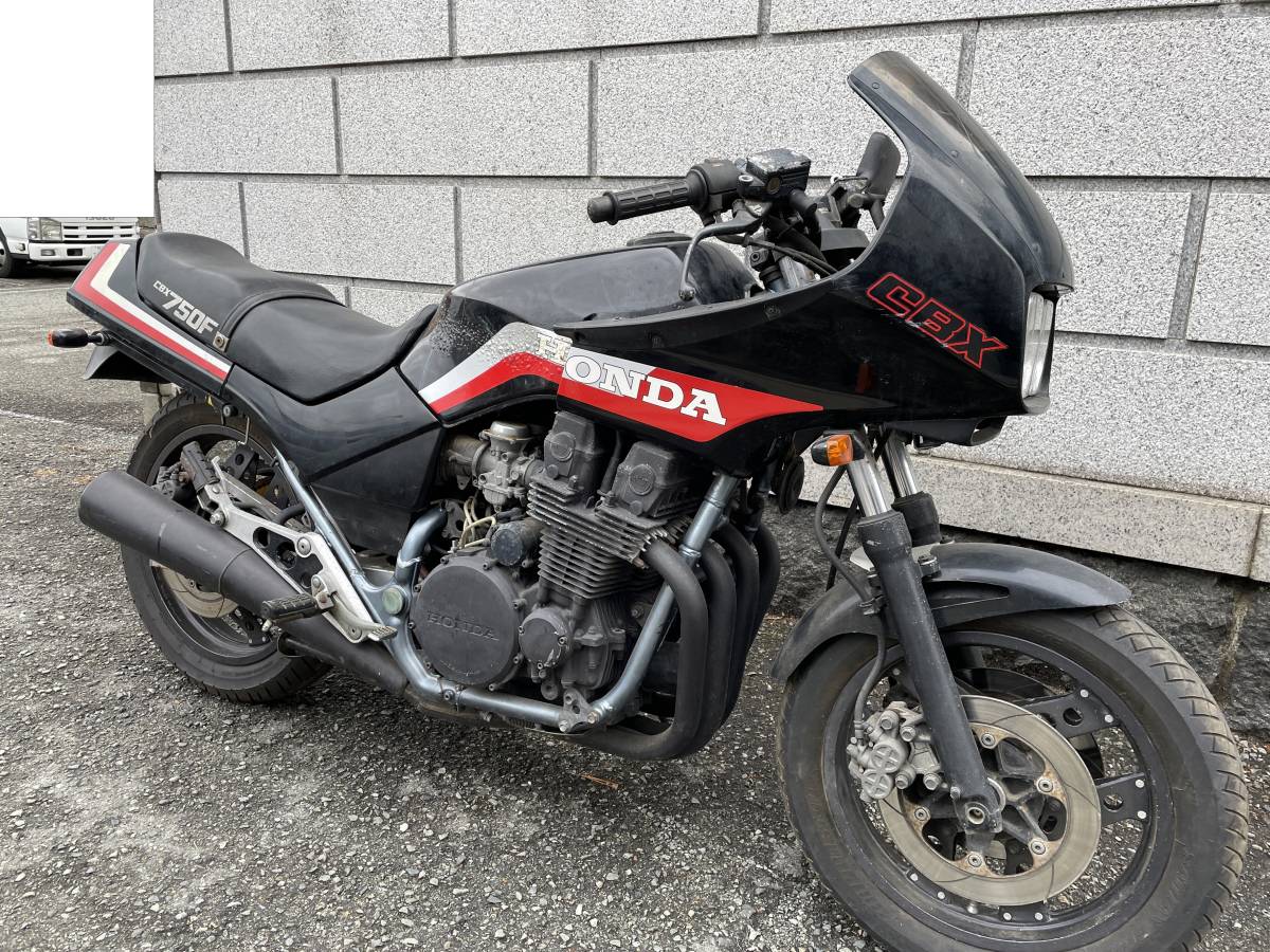 Yahoo!オークション - ホンダ CBX750F RC17 書類 鍵付き レストアベー...