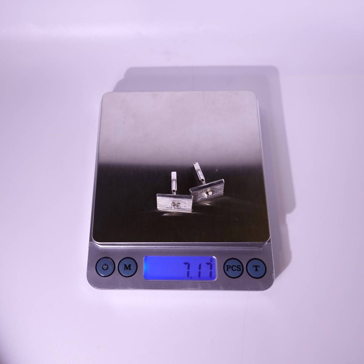 1円スタート 0.03ct デザイン ホワイトゴールド 宝石 7.17g K14WG 刻印有 カフス つぶし(ホワイトゴールド)｜売買されたオークション情報、yahooの商品情報をアーカイブ ...