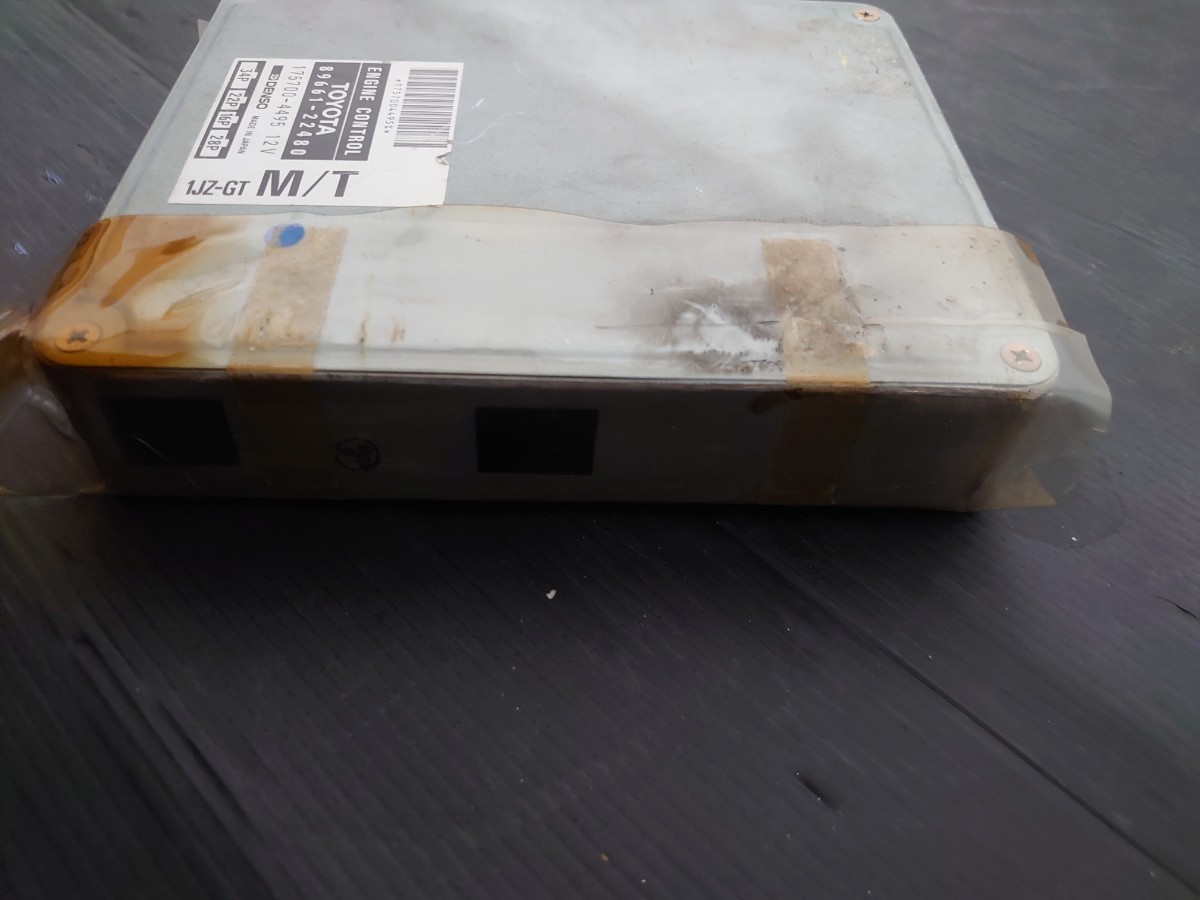 Yahoo!オークション - 希少 JZX90 ECU MT エンジンコンピューター マー...