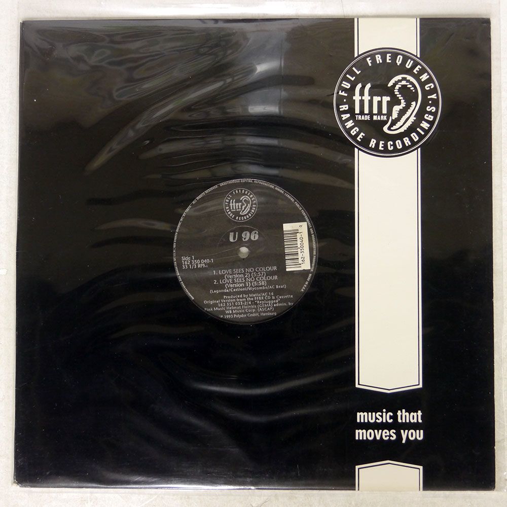 Yahoo!オークション - U96/LOVE SEES NO COLOUR/FFRR 1623500401 12