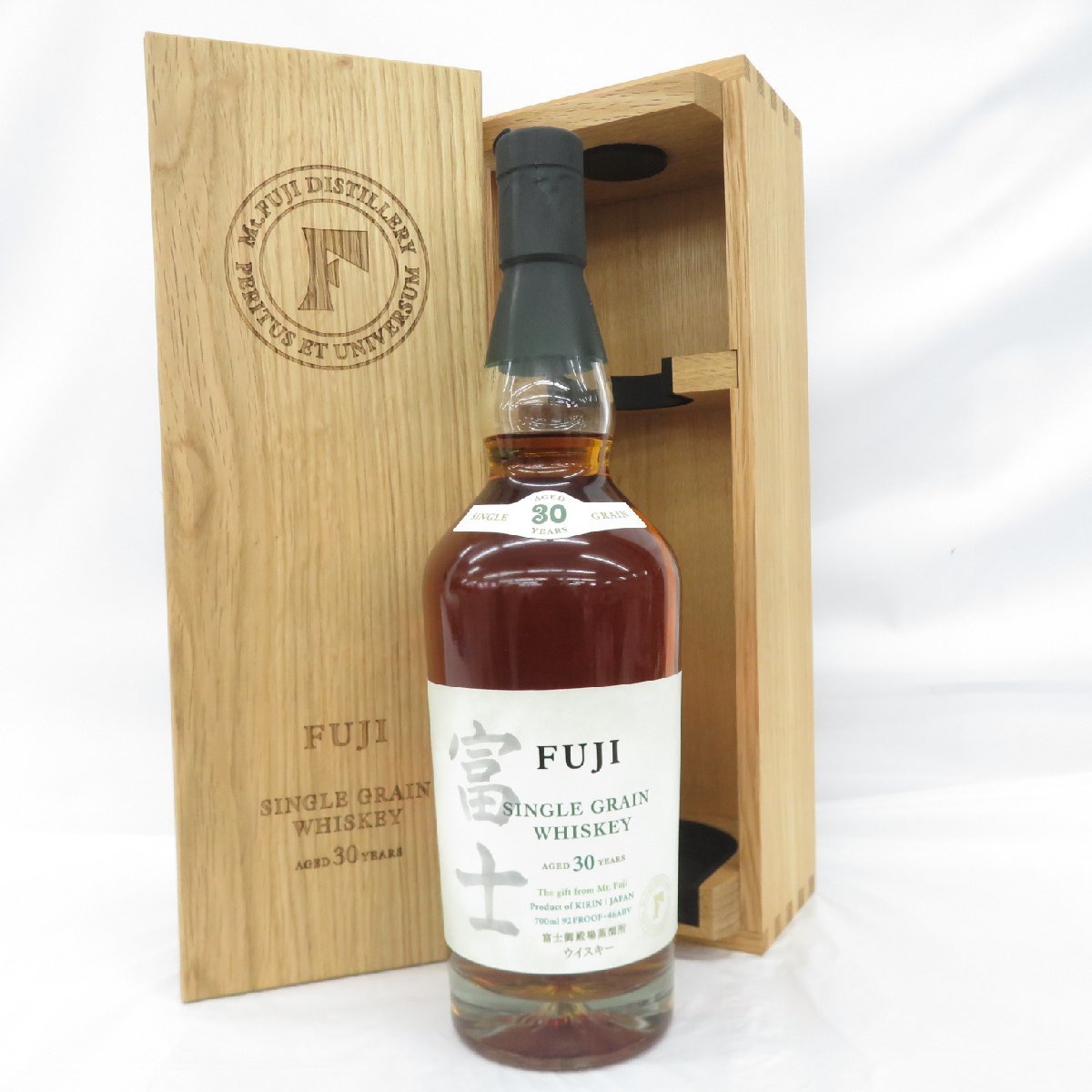 未開栓 富士 30年 シングルグレーン ウイスキー 700ml 46％ 木箱付 11434916 1203(日本)｜売買されたオークション情報、yahooの商品情報をアーカイブ公開 ...