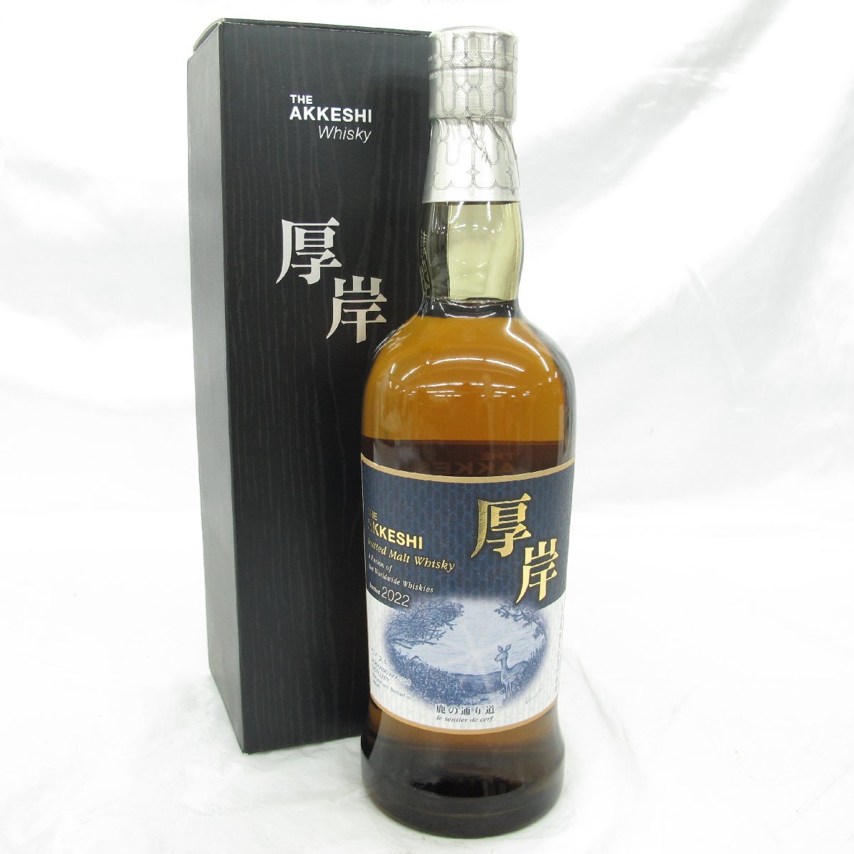 未開栓 厚岸 THE AKKESHI ヴァテッドモルト 鹿の通り道 2022 ウイスキー 700ml 52% 箱付 11450052 1214(日本)｜売買されたオークション情報、yahooの ...