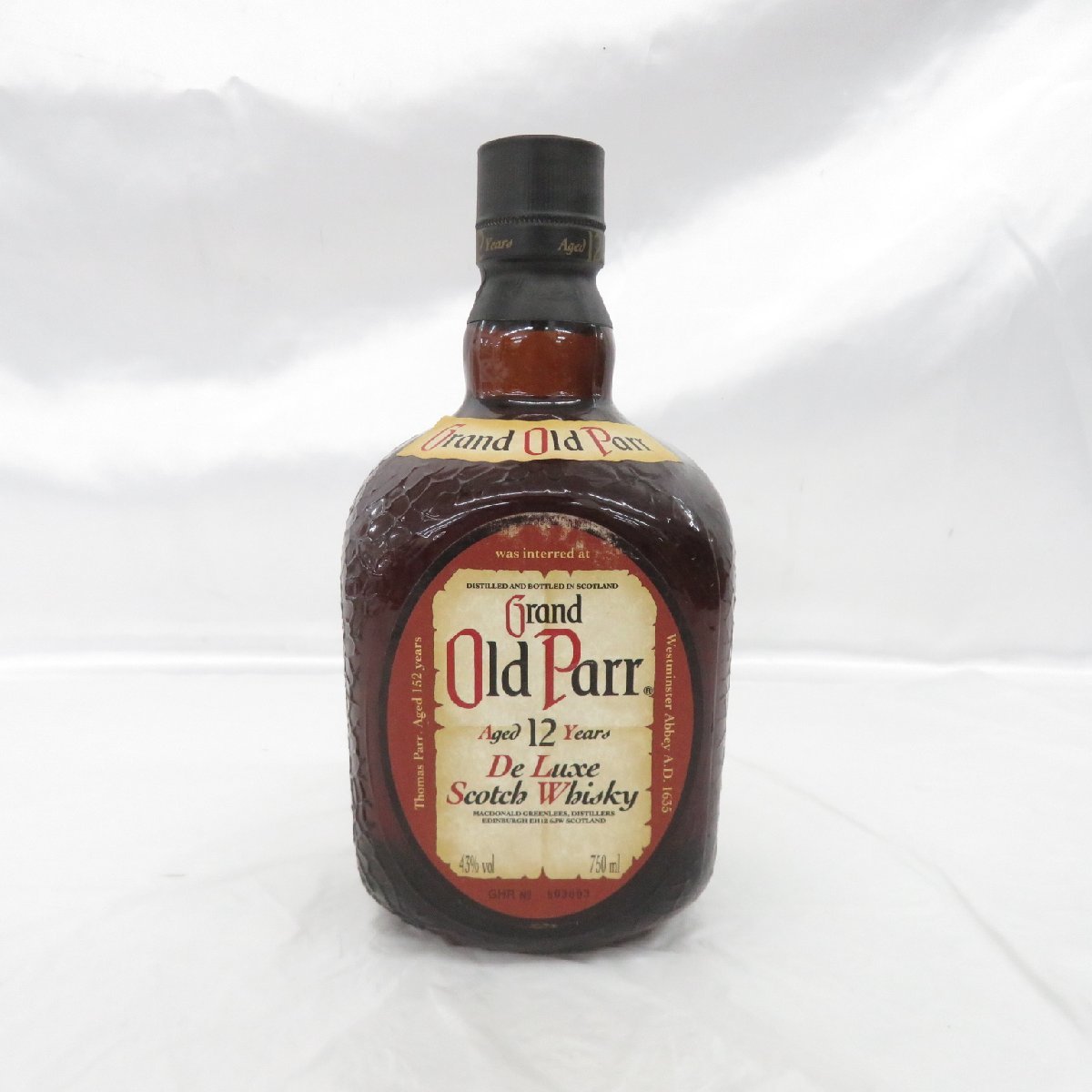 1円 未開栓 Grand Old Parr オールドパー 12 デラックス ウイスキー 750ml 43% 11446433 1221(スコッチ)｜売買されたオークション情報、yahooの商品 ...
