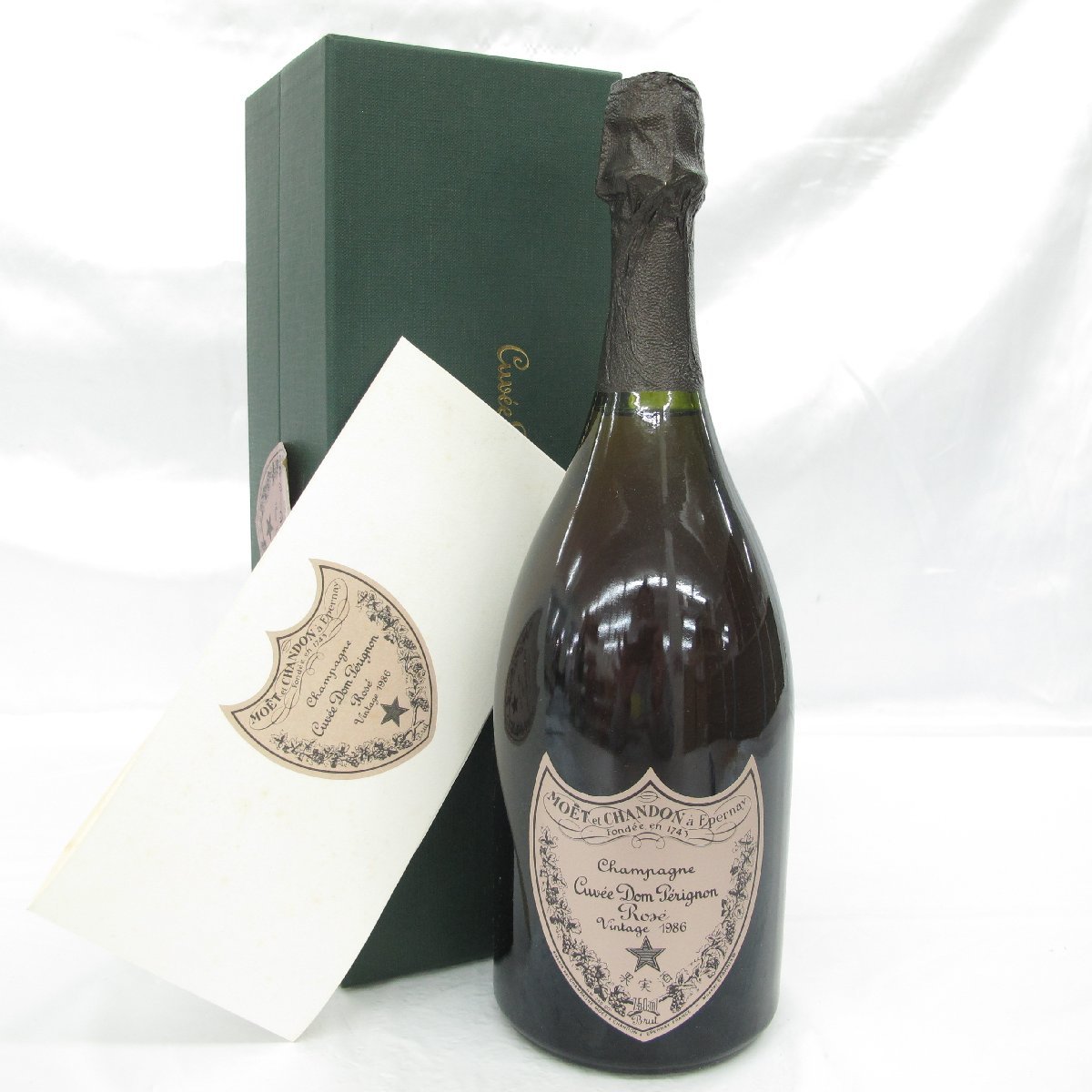 1円 未開栓 Dom Perignon ドンペリニヨン ロゼ 1986 シャンパン 750ml 12% 箱/冊子付 液面低下あり 11457563 1222(ドン・ペリニヨン)｜売買された ...