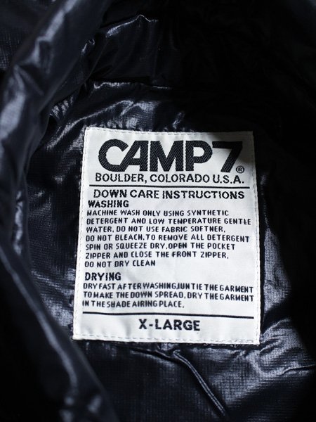Yahoo!オークション - CAMP7 キャンプセブン 軽量 シンプル ダウンジャ...