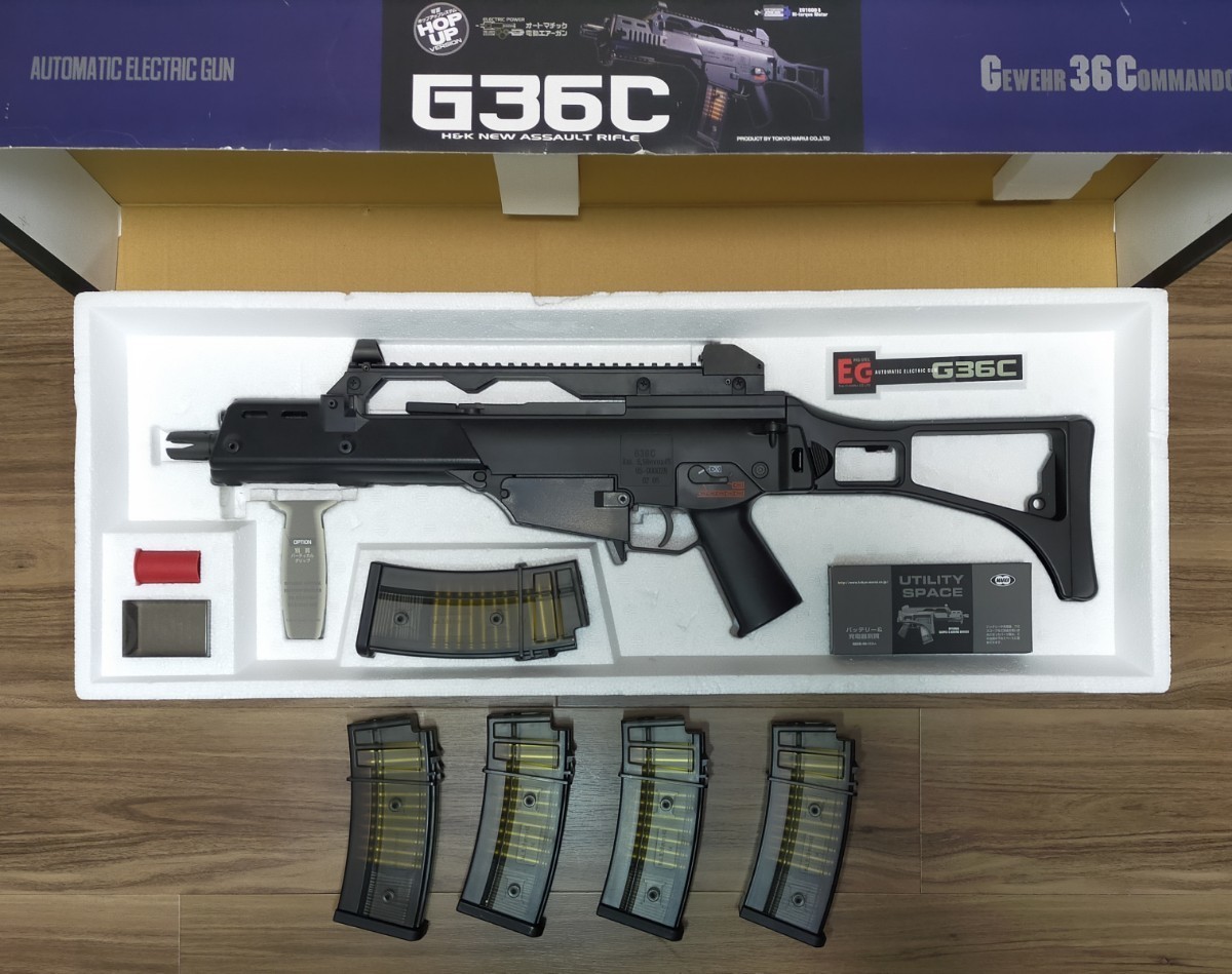 TOKYO MARUI/東京マルイ 】H&K G36C マガジンセット 中古品 動作 TOKYO MARUI/東京マルイ 】H&K G36C マガジンセット 中古品 動作