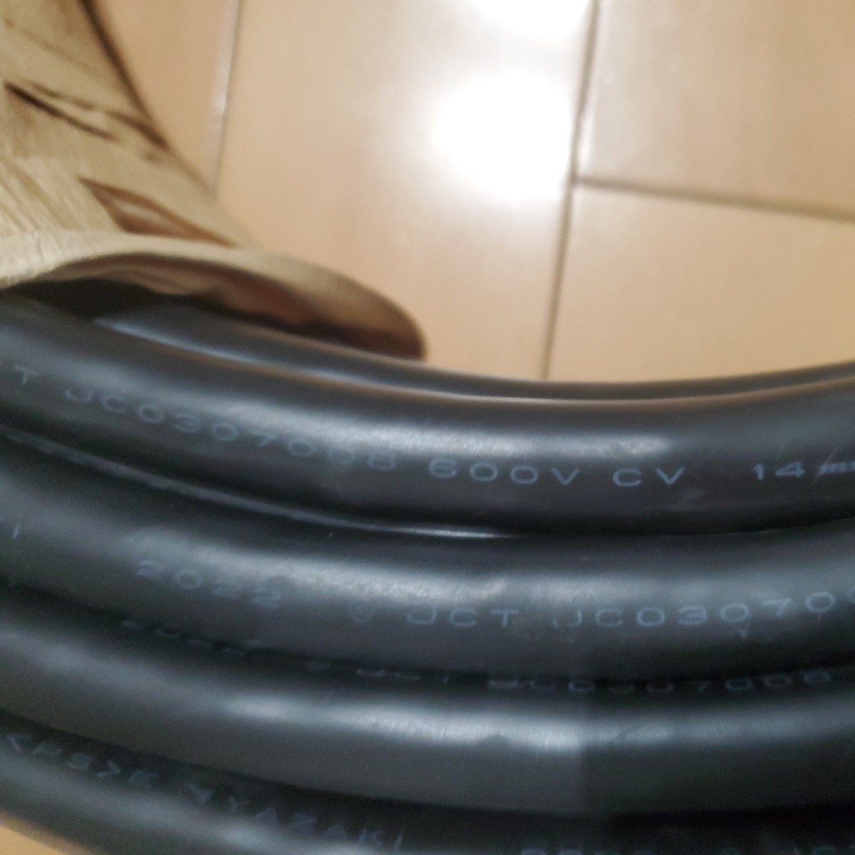 Yahoo!オークション - yazaki CV-14sq3c 50m約26kg