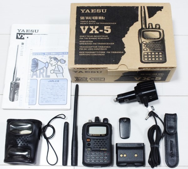 Yahoo!オークション - YAESU VX-5 50/144/430MHz トリプルバンド