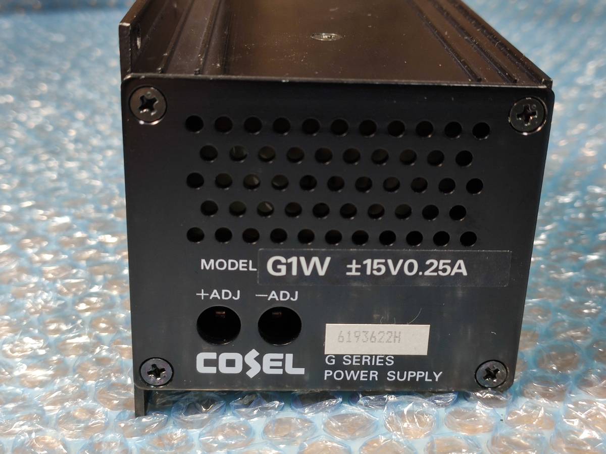 Yahoo!オークション - コーセル COSEL G1W-15 ±15V 0.25A リニア電源 ...