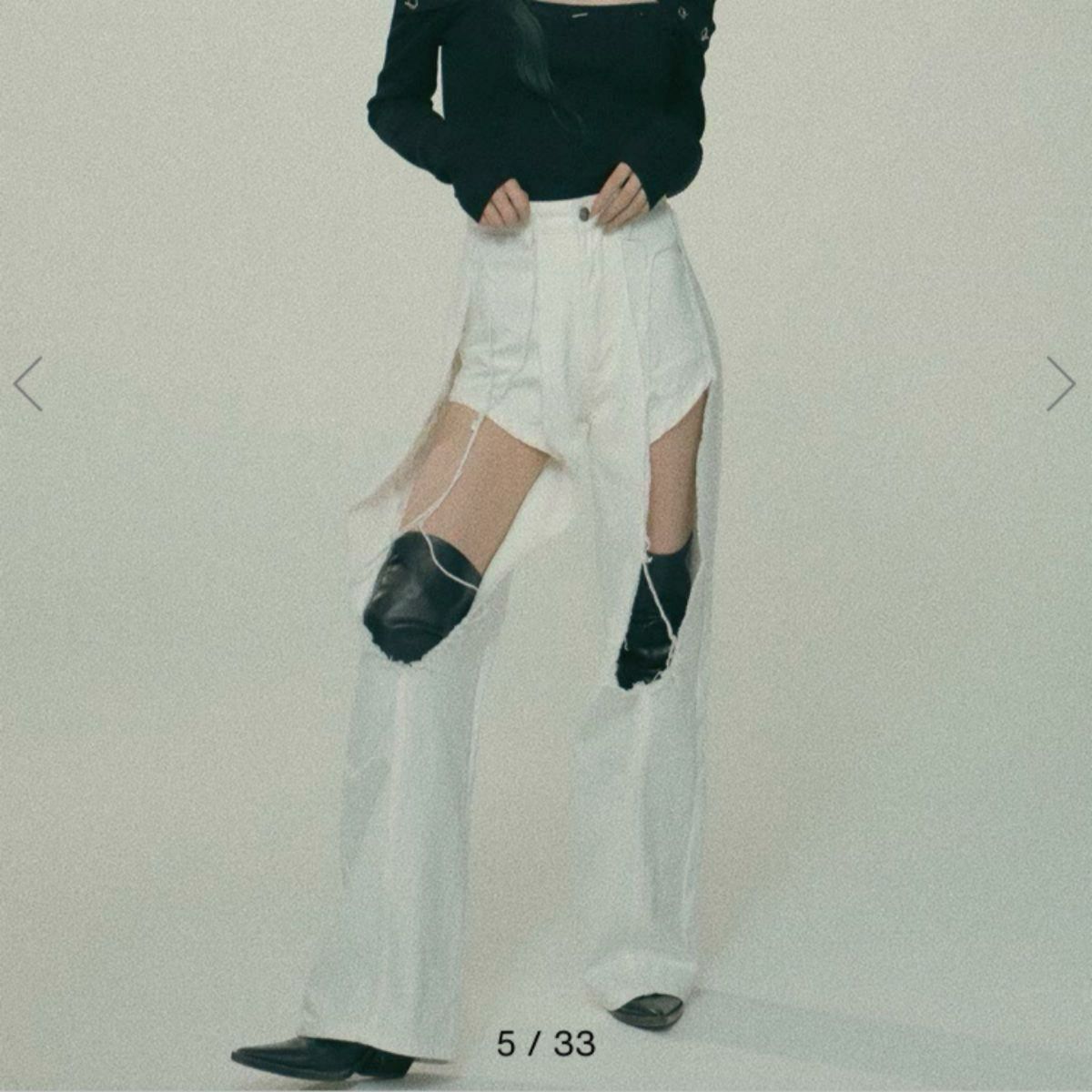 melt the lady damage open slash pants|Yahoo!フリマ(旧 melt the lady damage open slash pants|Yahoo!フリマ(旧