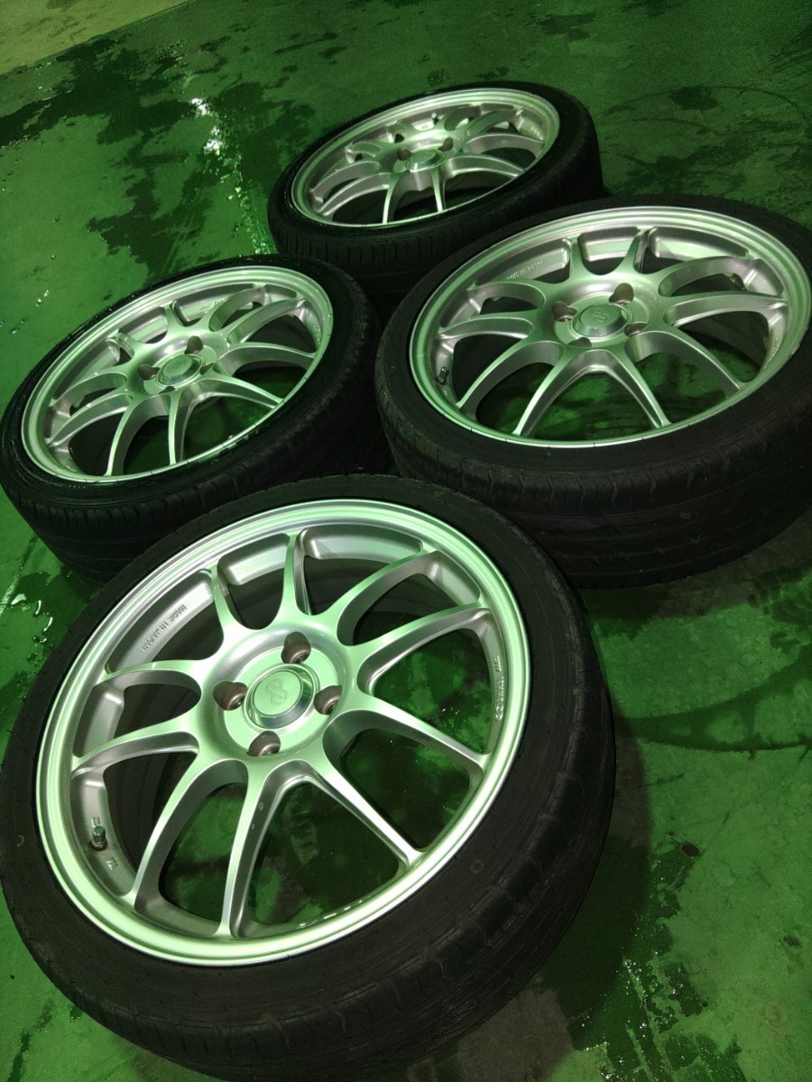 Yahoo!オークション - ENKEI PF01 17×6.5j +42 100-4H 195/40R17タイ...