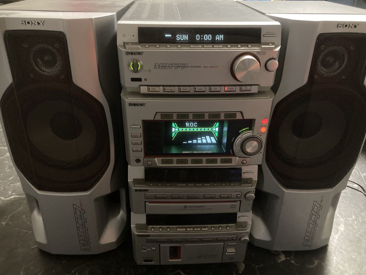 SONY HMC-MD777、STR-MD777、SS-MD777,MD777システムコンポ SONY HMC-MD777、STR-MD777、SS-MD777,MD777システムコンポ