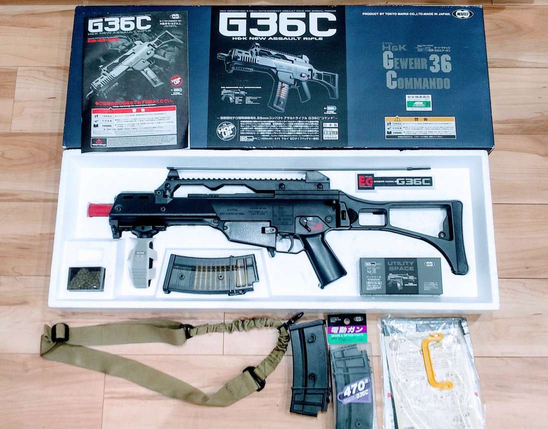 #Y7205 TOKYO MARUI 東京マルイ H&K G36C 電動ガン アサルトライフル/エアガン/ミリタリー 0908(電動ガン)｜売買されたオークション情報、yahooの商品情報を ...
