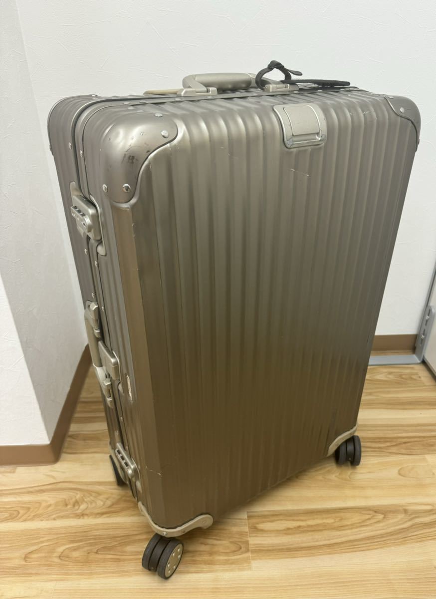 日本代購代標第一品牌【樂淘letao】-rimowa リモワ Topas トパーズ チタニウム マルチホイール 4輪キャリーケース 945