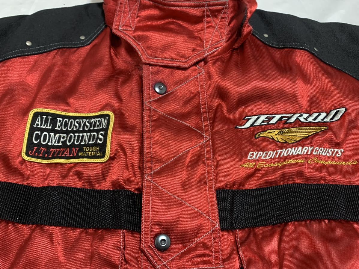 ヤマハ JETROD ライディングジャケット Lサイズ レッドブラック ヤマハ JETROD ライディングジャケット Lサイズ レッドブラック