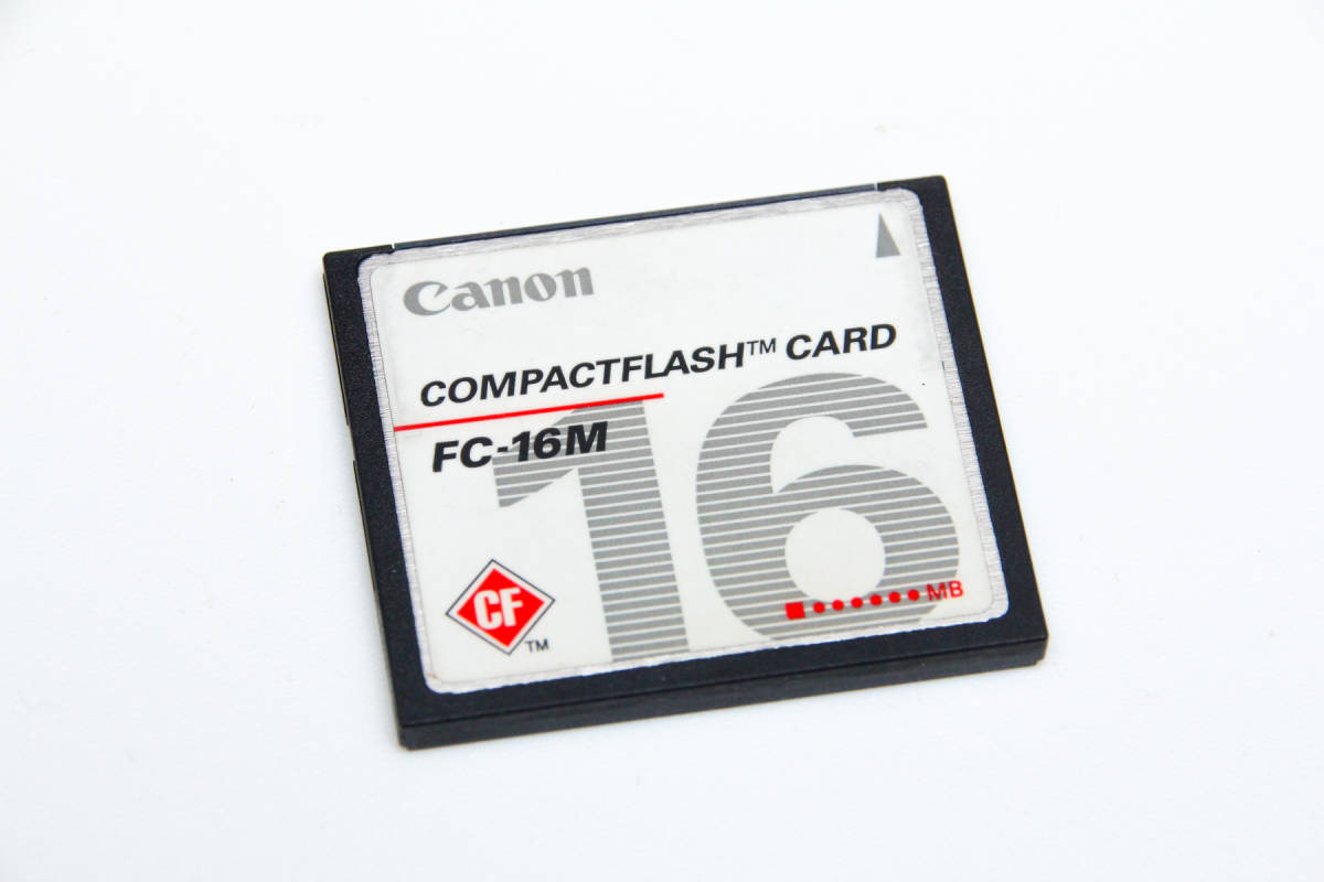 Yahoo!オークション - 16MB CFカード Canon キヤノン FC-16M コンパク...