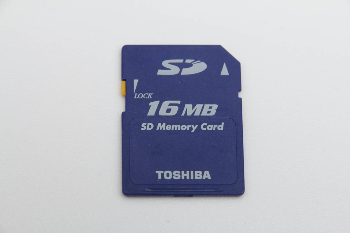 Yahoo!オークション - 16MB SDカード TOSHIBA