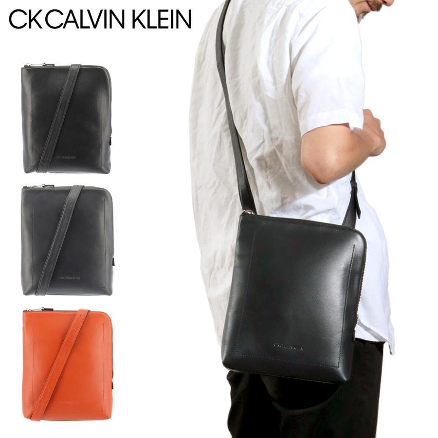 Yahoo!オークション - BB467 CK カルバンクライン 定価26400円 黒 レザ...