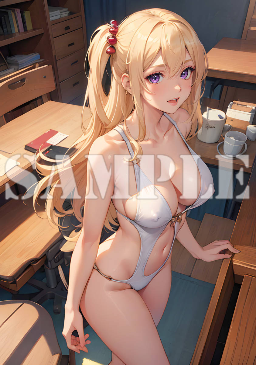 Yahoo!オークション - No.0705 『A4サイズ 美女ポスター』同人 イラス...