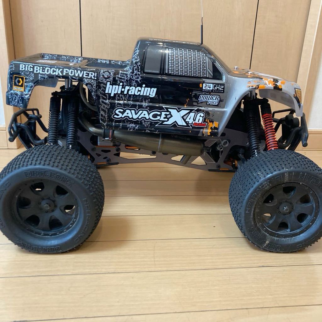 Yahoo!オークション - 「動確済」HPI SAVAGE X4.6 2.4Ghz サベージ