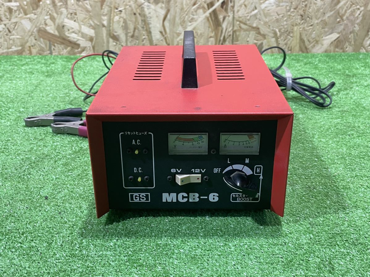 1B134 GS 日本電池 6V/12V バッテリー充電器 MCB-6 バッテリーチャージャー 検索 ガレージ 物置 車庫(充電器)｜売買されたオークション情報、yahooの商品情報を ...
