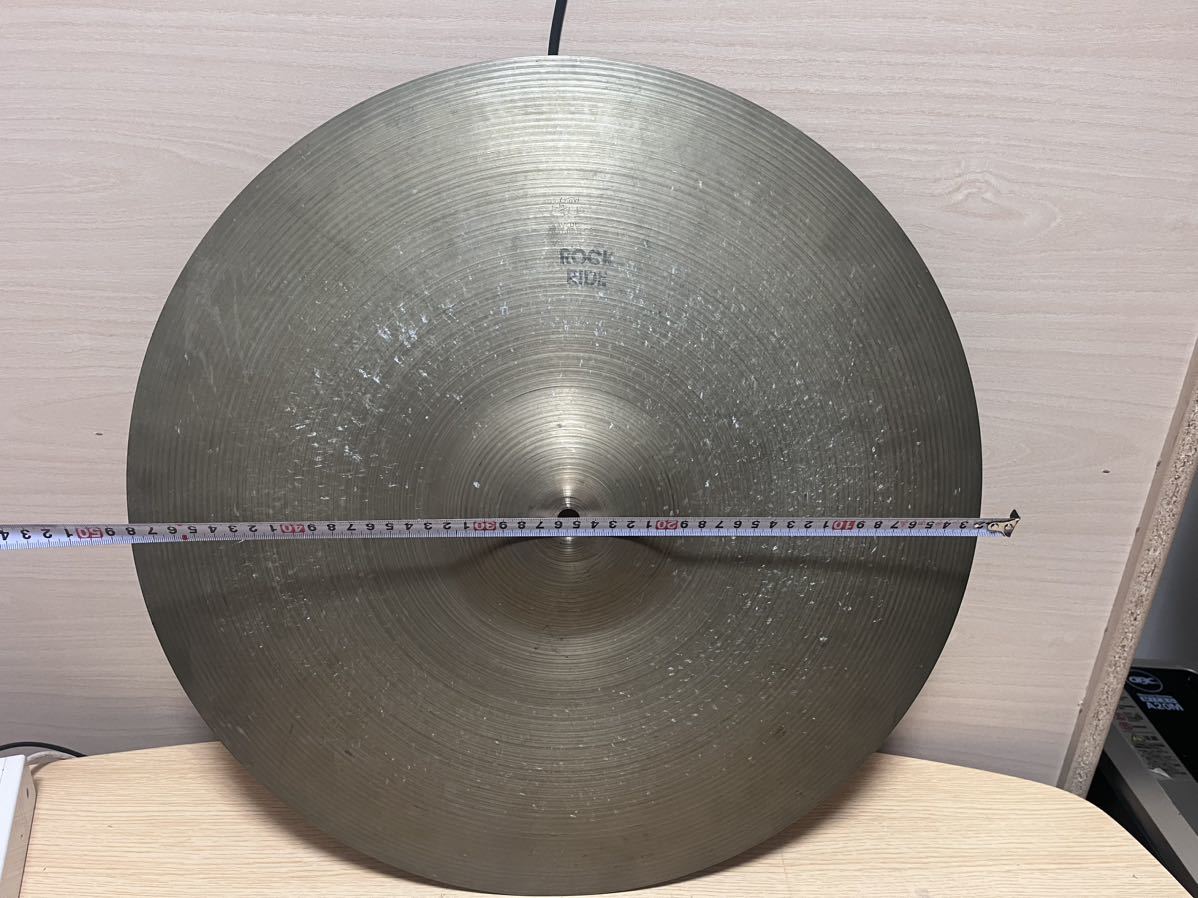 Yahoo!オークション - ZILDJIAN 51cm ROCK RIDE 中古ライドシンバル ヴ...