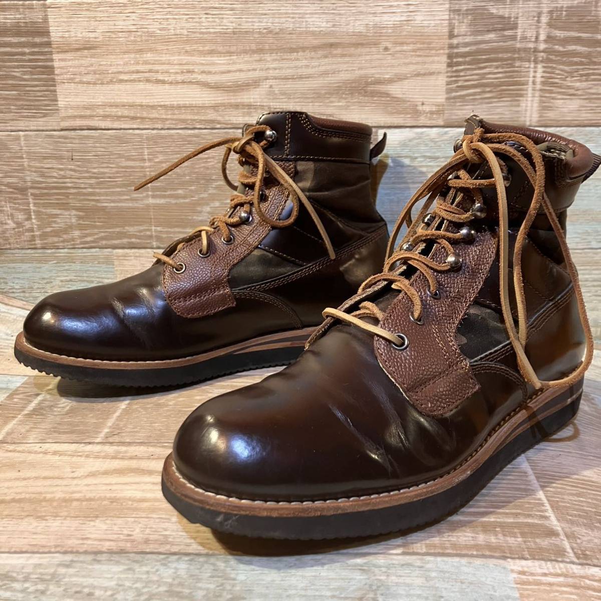 Yahoo!オークション - Be positive SLAM JAM レースアップブーツ コン...