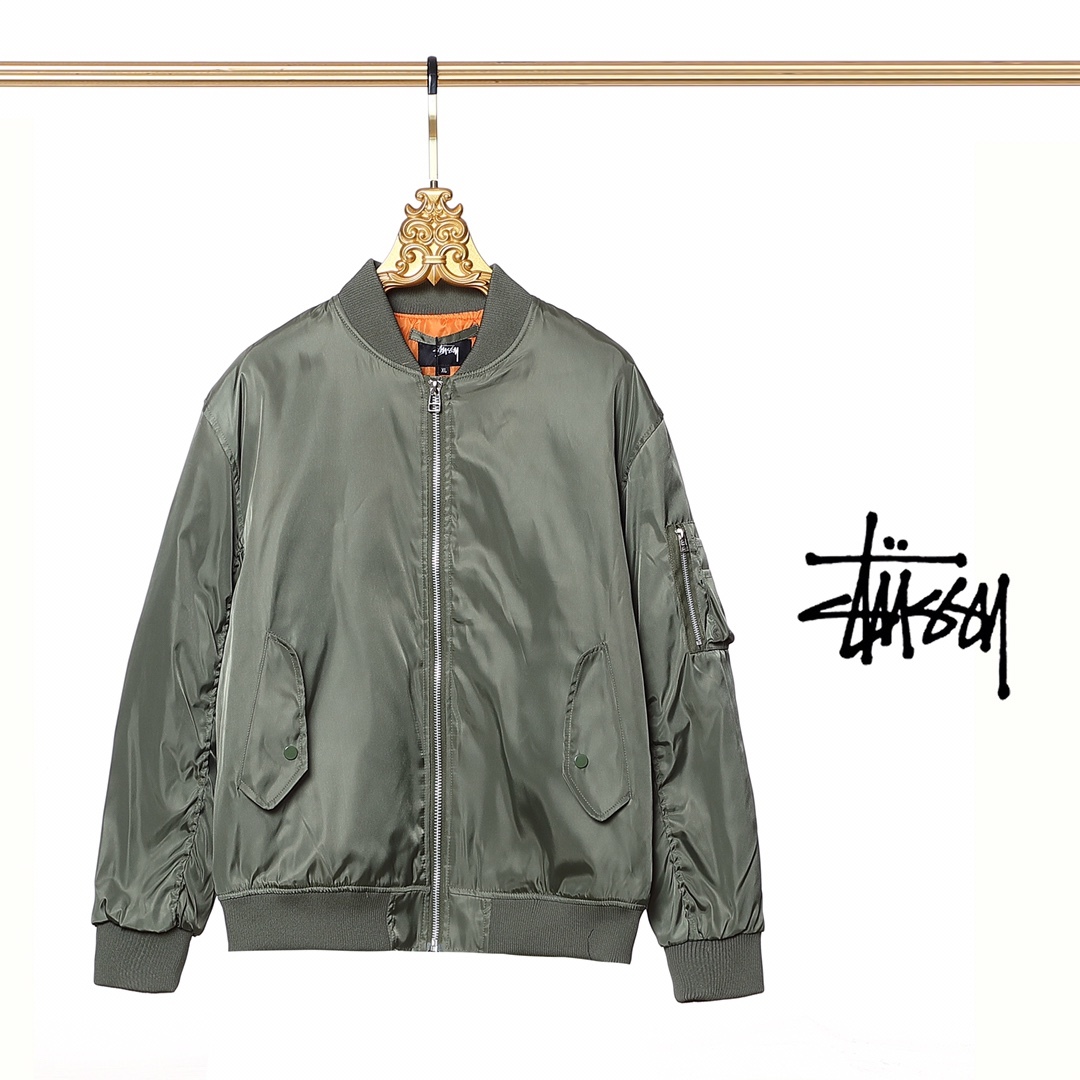 Yahoo!オークション - STUSSY x CDG 共同ブランド40周年記念MA1マップ...