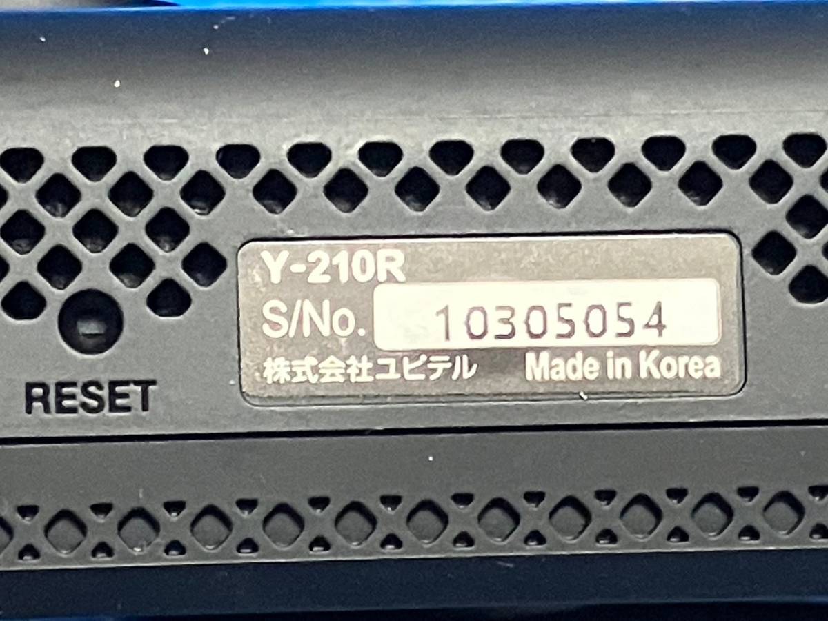 Yahoo!オークション - YUPITERU ユピテル Y-210R 前後カメラ付 ドライ...