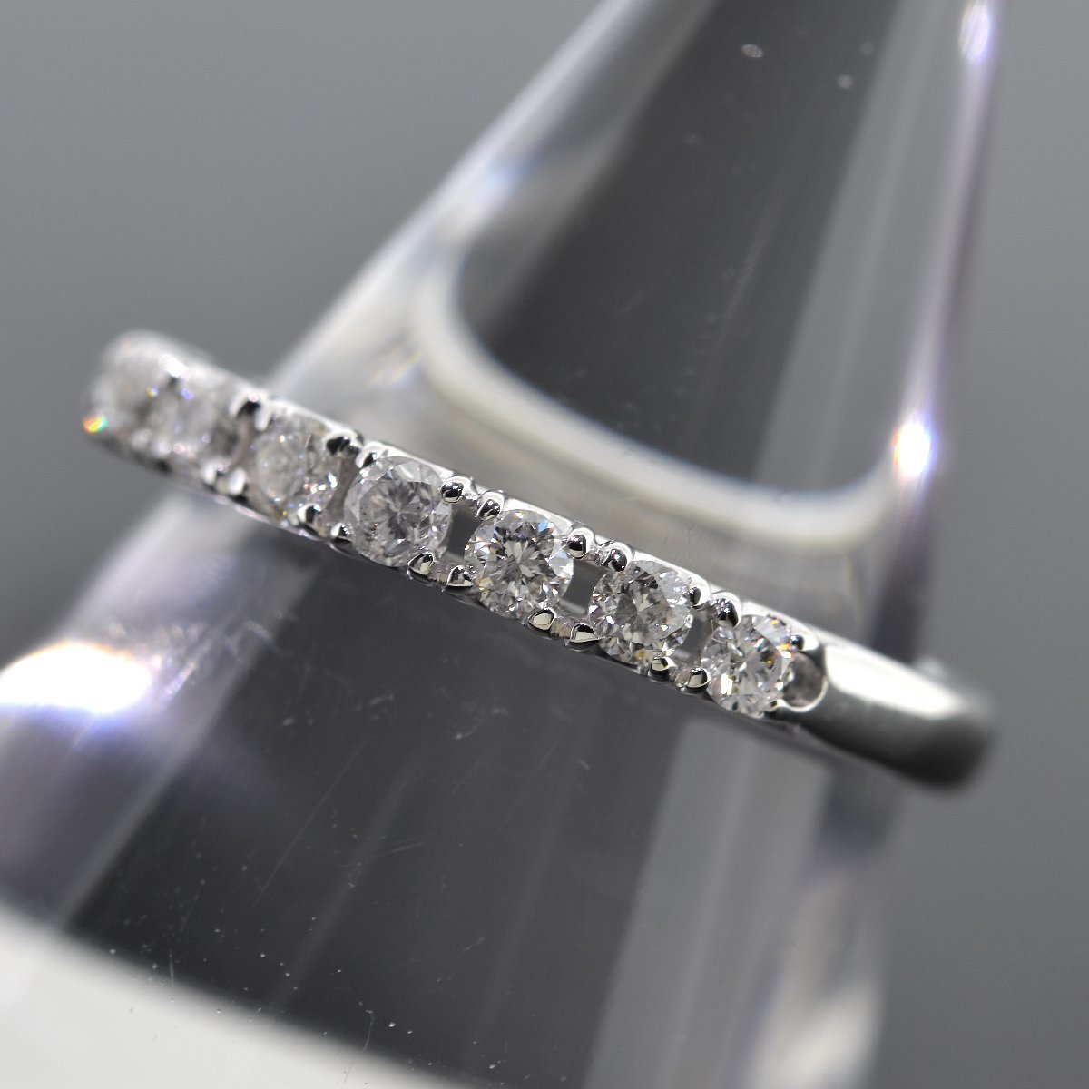 Yahoo!オークション - S2544【BSJJ】K18WG ホワイトゴールド ダイヤモ...