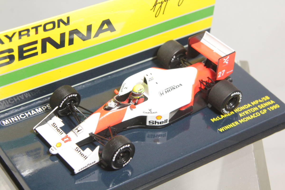 MINICHAMPS 1/43 マクラーレン MP4/5B セナ モナコGP 1990(レーシングカー)｜売買されたオークション情報、yahooの商品情報をアーカイブ公開 - オークファン ...