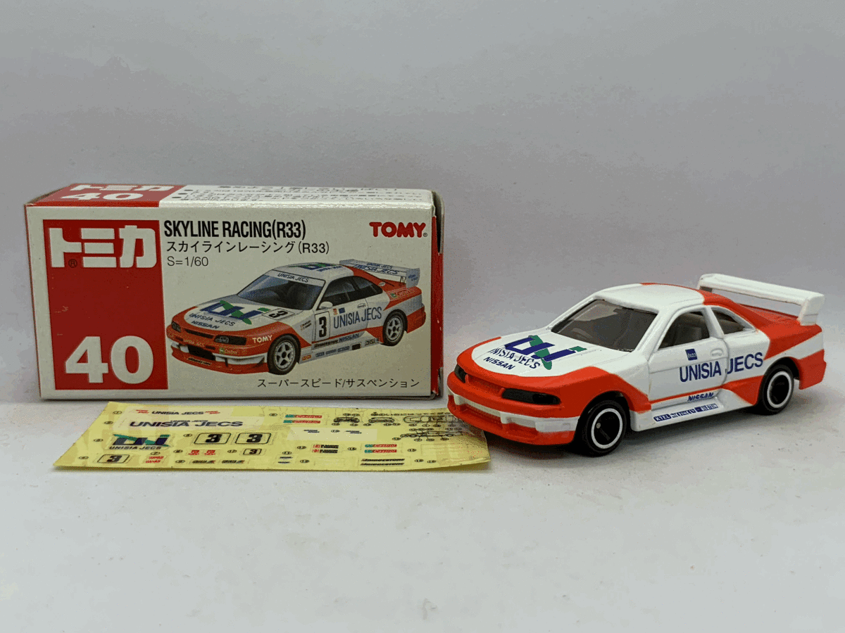 Yahoo!オークション - トミカ No.40 スカイラインレーシング (R33)
