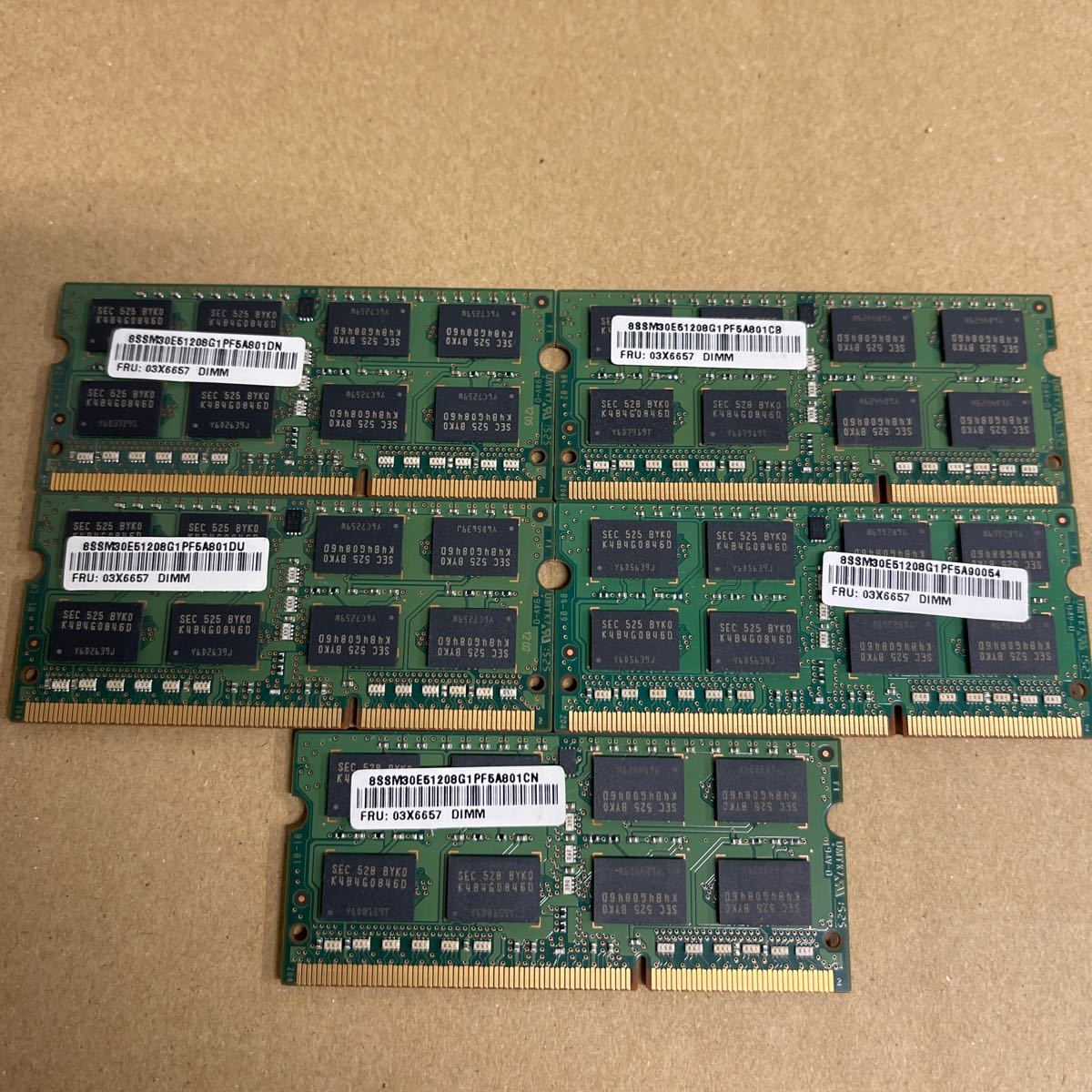 Yahoo!オークション - G77 SAMSUNG ノートPCメモリ 8GB 2Rx8 PC3L-1280...