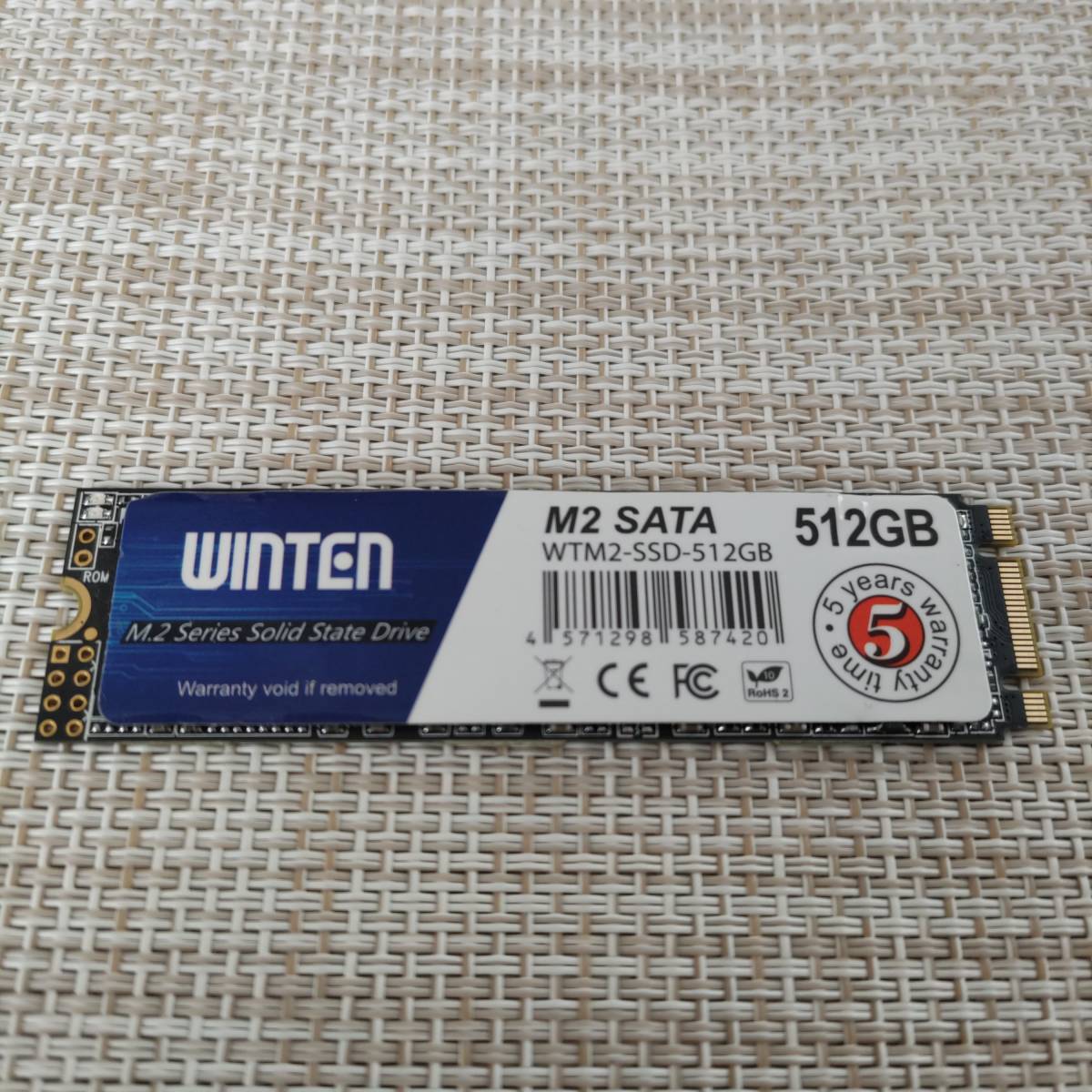 Yahoo!オークション - WINTEN 内蔵 SSD 512GB M.2 SATA規格 Type 2280 ...