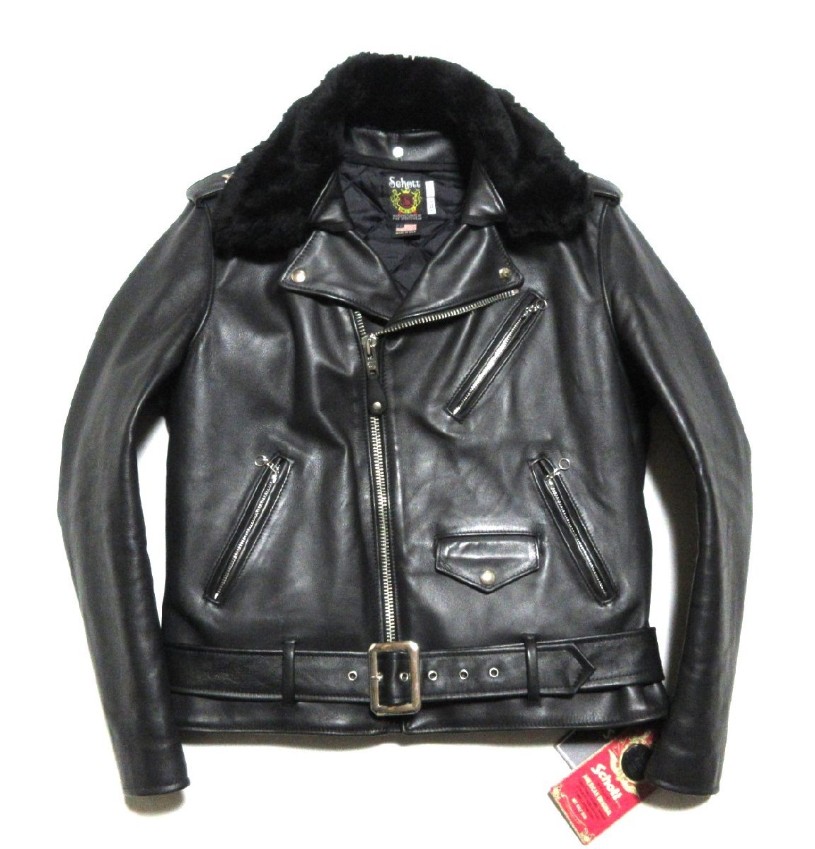 Yahoo!オークション - 未使用に近い 上野商会 別注 Schott 613UST/7164...