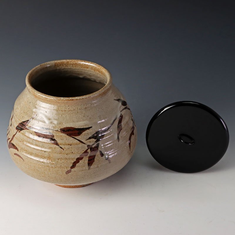 Yahoo オークション 【古美味】中里重利 絵唐津水指 茶道具 保証品 Dfd4