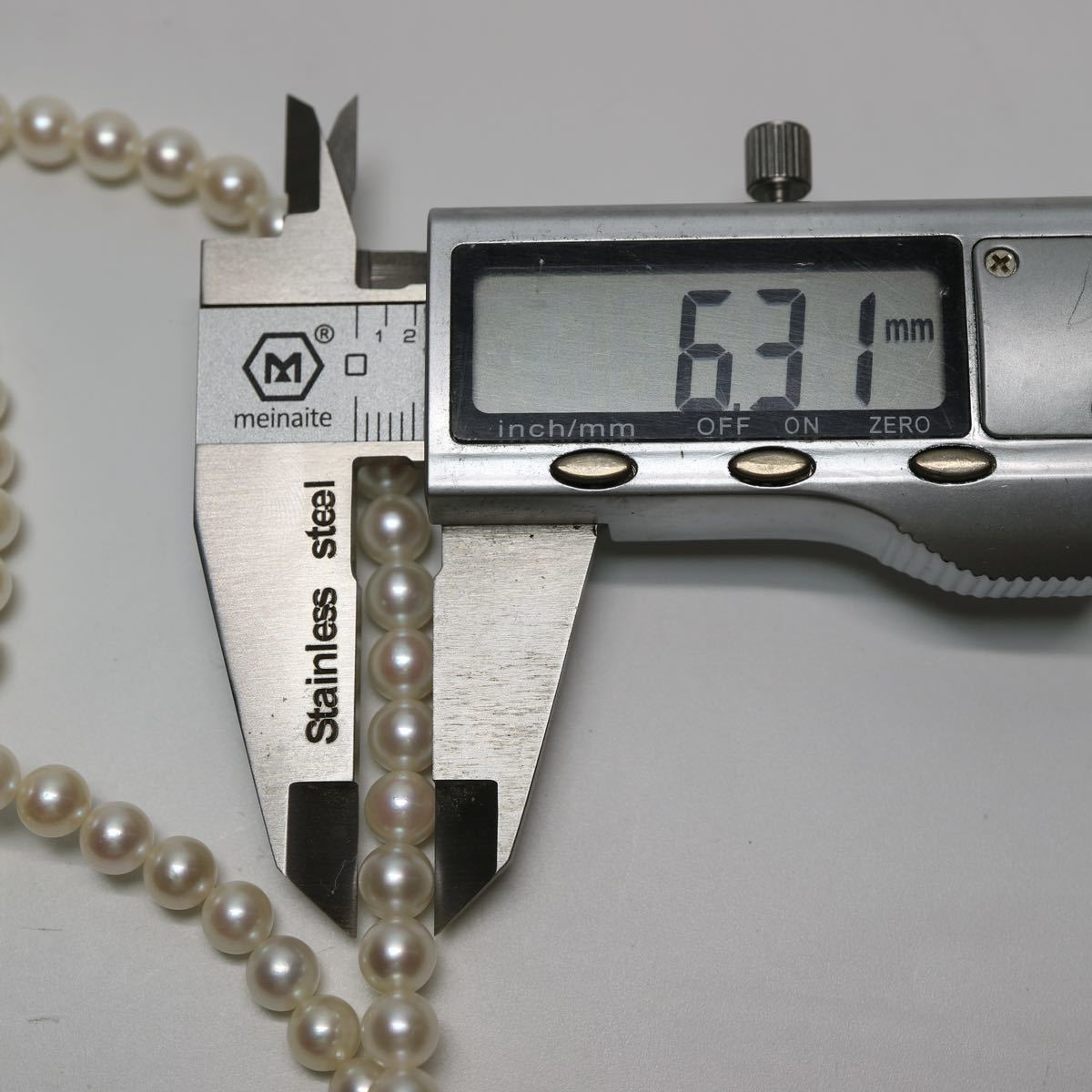 10 MIKIMOTO ミキモト パール ネックレス / 丸玉6.31㎜ / 真珠 アクセサリー アコヤパール あこや真珠 akoya(ネックレス、ペンダント、チョーカー)｜売買された ...