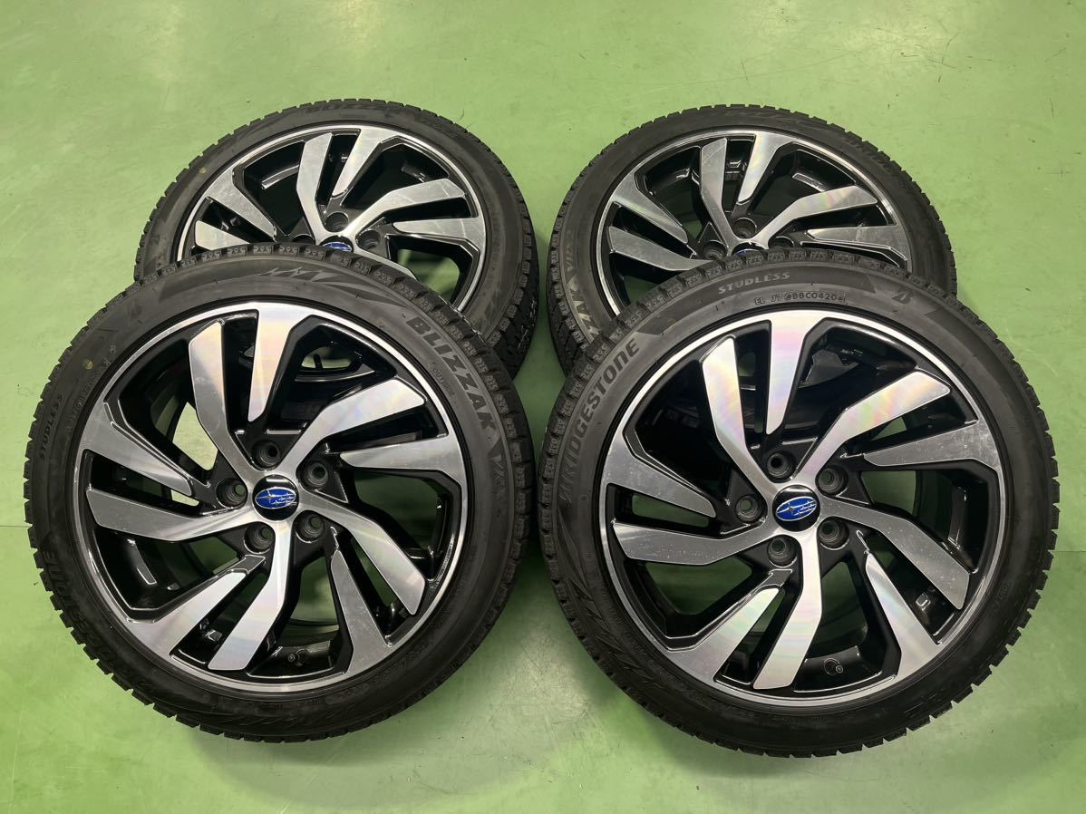 2020年製 18インチ スタッドレス ブリザック VRX2 225/45R18 スバル 純正 レヴォーグWRXS4 レガシィVM4 VMG VAG BN9 ブリジストン(スタッドレスタイヤ ...