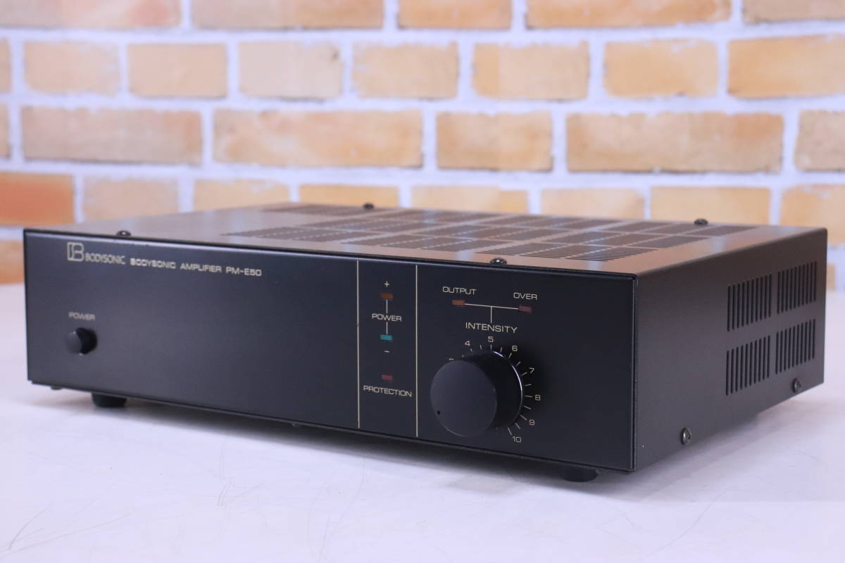 BODYSONIC アンプ PM-E50 1988年製 ボディソニック AMPLIFIER 50W 現状品 Z3125(一般)｜売買されたオークション情報、yahooの商品情報をアーカイブ公開 ...