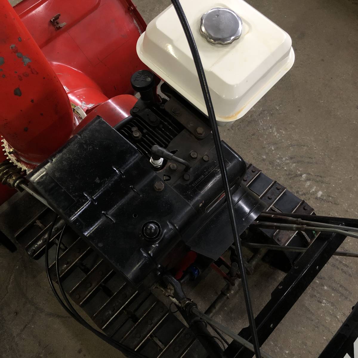 Yahoo!オークション - S1083 動作OK ヤナセ スノースロワー 88F 直接引...