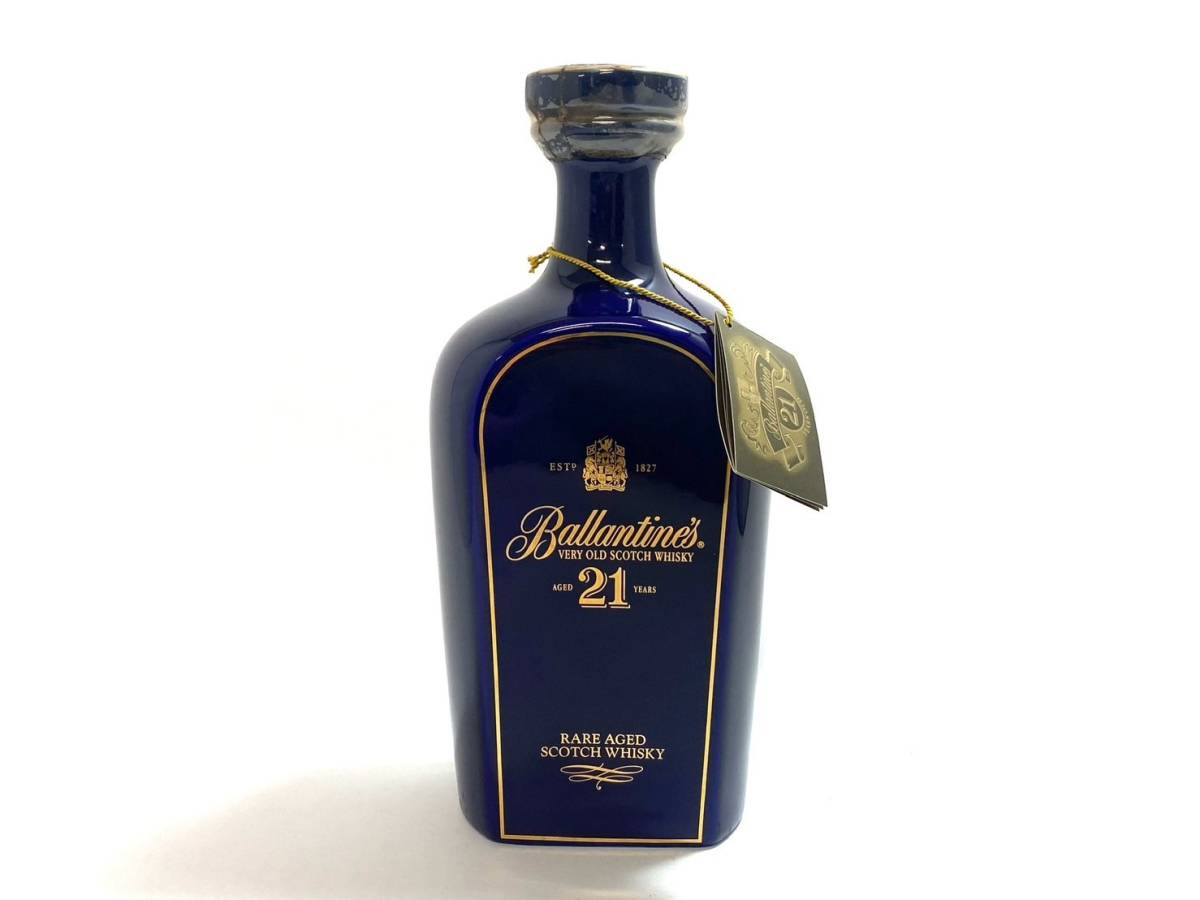 Yahoo!オークション - 【未開栓】Ballantine's/バランタイン 21年 ベリ...