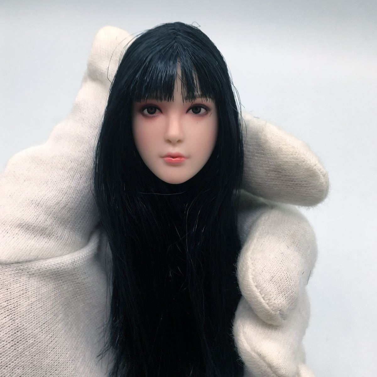 Yahoo!オークション - B233 1/6 フィギュア ヘッド 女性ヘッド 希少品 ...